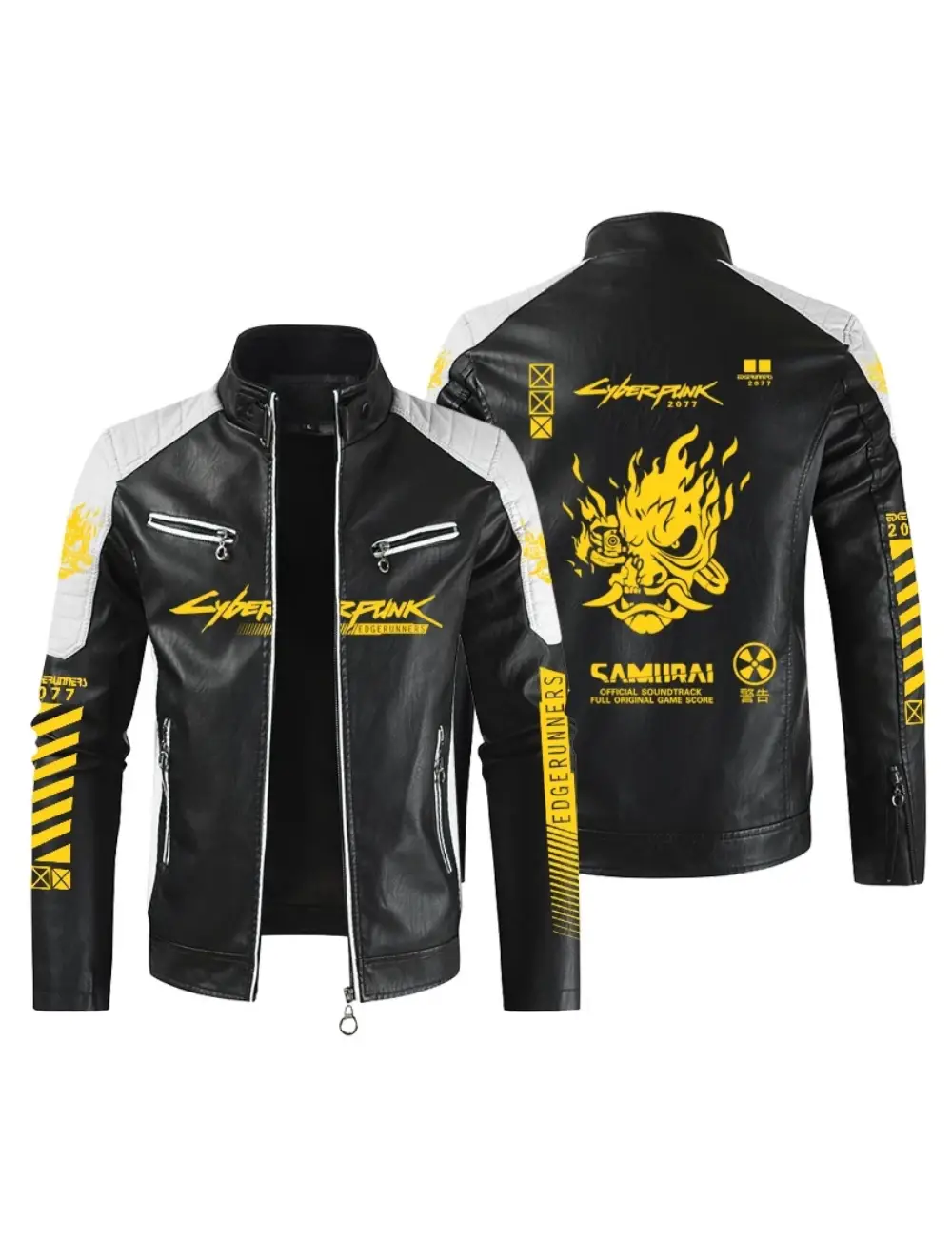 Cyberpunk Edgerunner Windbreaker – Custom Print Leather Jacket ...